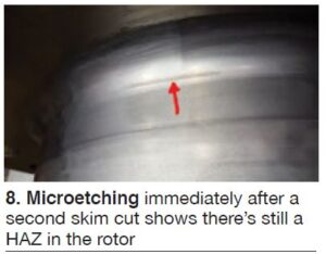 ROTORS: Macroetching aids in removing heat-affected zones of rubs ...